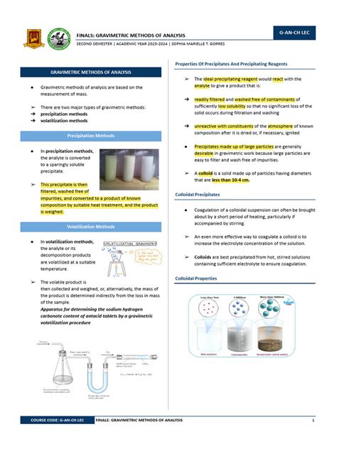 Anachem Finals Pdf Titration Chemistry