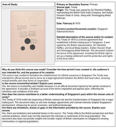 Source Analysis Example For Sharing Pdf Singapore World Politics