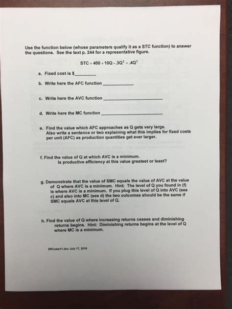 Solved Use The Function Below Whose Parameters Qualify It