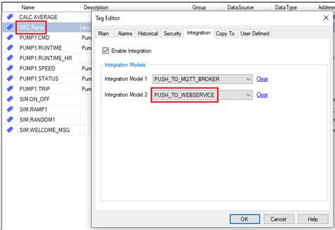 Define Data Pushing Model Web Service
