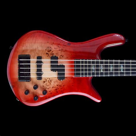 Spector Euro 5 Cst 2024 Natural Red Burst Gloss Reverb