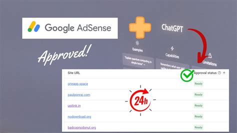 Get Adsense Approval With ChatGPT Easy Fast Method YouTube