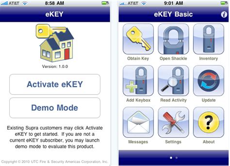 Supra Lockbox IPhone App EKEY Software