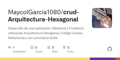 Github Maycolgarcia1080crud Arquitectura Hexagonal Desarrollo De