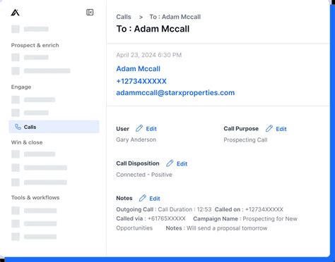 justcall and apollo crm business phone integration