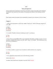 Group HW Questions Pdf HW 1 Group Assignment Group Assignment Submission Should Be Submitted