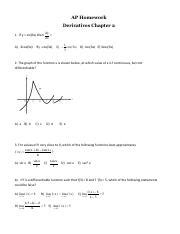 Understanding Derivatives Exploring Functions And Graphs Course Hero