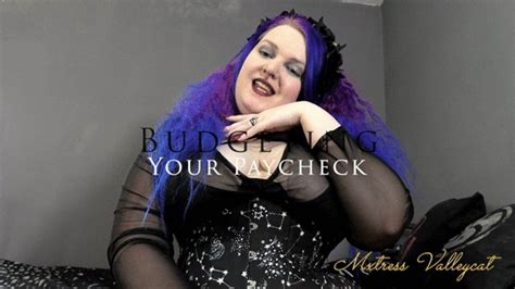 Budgeting Your Paycheck Wmv Mxtress Valleycat Clips4sale