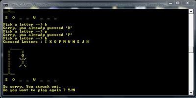 Hangman Game CodeProject