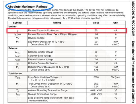 Series Resistor For An Opto Isolator General Electronics Arduino Forum