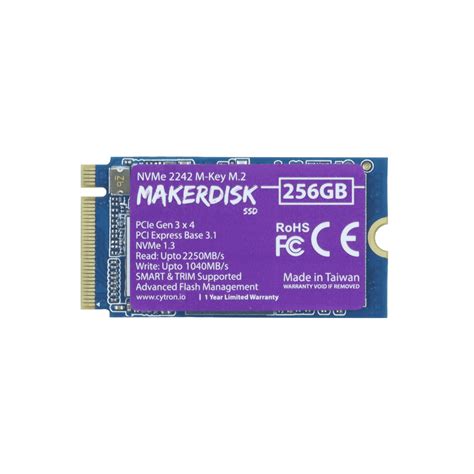 NVMe B M Key MakerDisk SSD GB With Raspberry Pi OS
