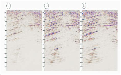 Seismic Data Conditioning Carried Out On Partial Angle Stacks For A Download Scientific