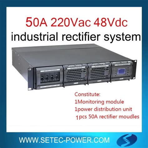 48v 50a Rectifier System For Dc Power Supply 48v 50a Rectifier System