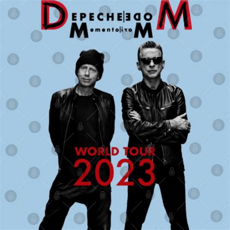 Depeche Mode Memento Mori Tour 2023 Dates Merch Double Sided Poster Set
