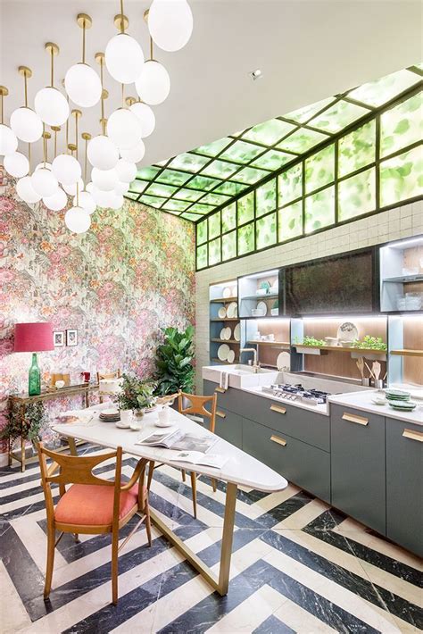 Cocina Con Comedor De Estilo Ecléctico Casa Decor 2018 Decoración