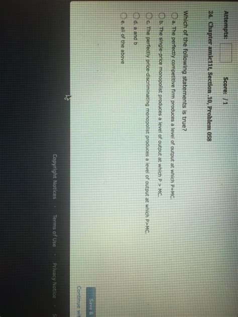 Solved Which Of The Following Statements Is True The