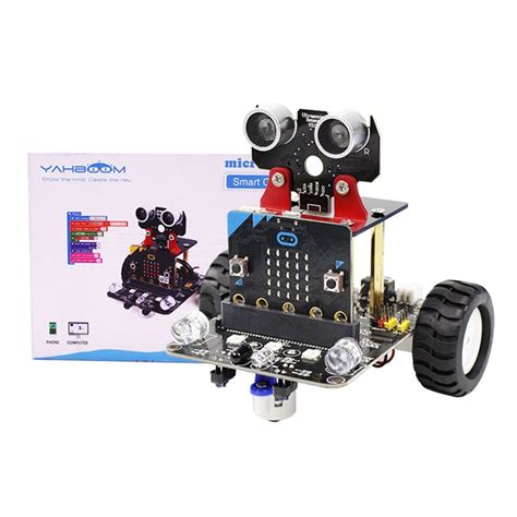 Yahboom Microbit 스마트 로봇 자동차 Bitbotir 및 Microbit V2v15 포함 Microbit