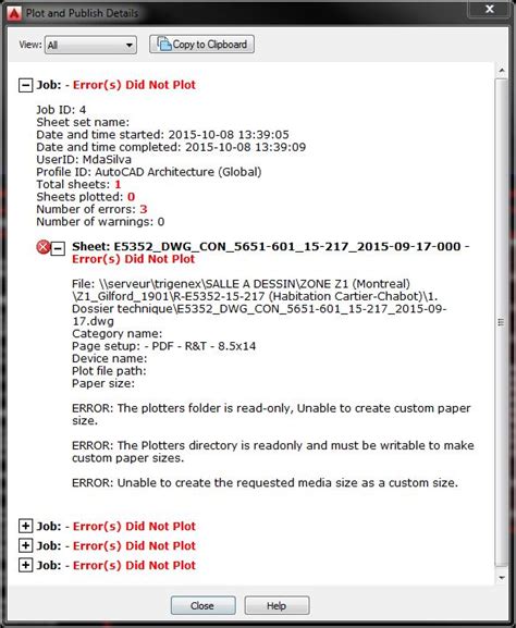Solved Error The Plotters Folder Is Read Only Autodesk Community