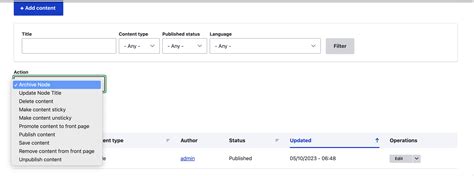 Actions Plugin In Drupal TO THE NEW Blog