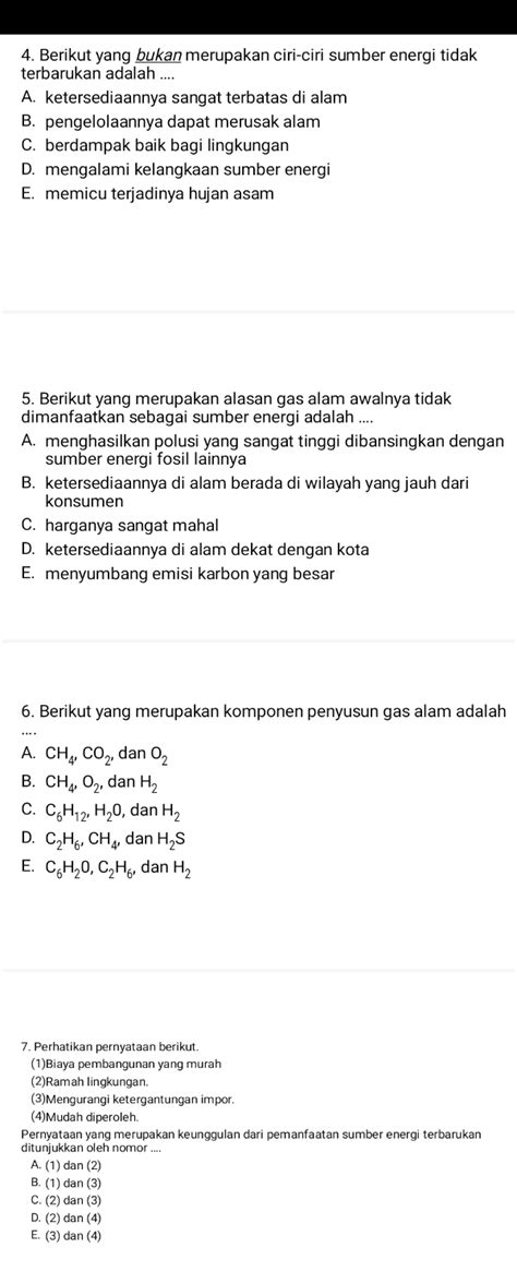 4 Berikut yang bukan merupakan ciri ciri | StudyX