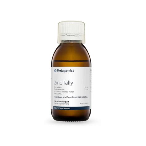Metagenics Zinc Tally 100ml Sanozinatural