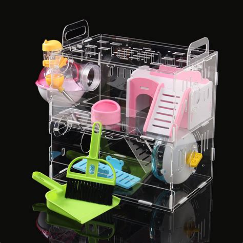 Diy 아크릴 햄스터 케이지 풀세트 햄스터키우기 시소 온채널