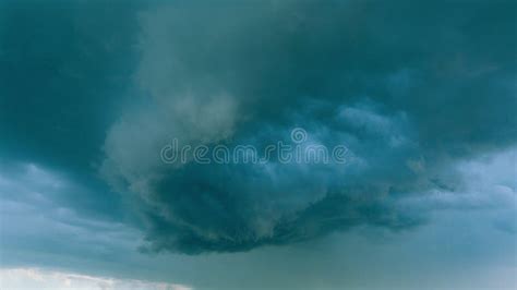 Rain Heavy Clouds Give Way To White Fluffy Clouds Beautiful Dramatic