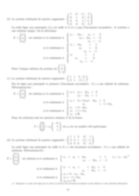 SOLUTION: L algorithme du pivot de gauss - Studypool
