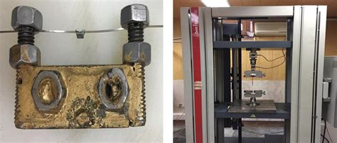 The Wire Bracket Samples Were Fixed And Transferred To A Universal Download Scientific Diagram