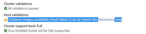 Openshift Cluster Assisted Installation Validation Red Hat