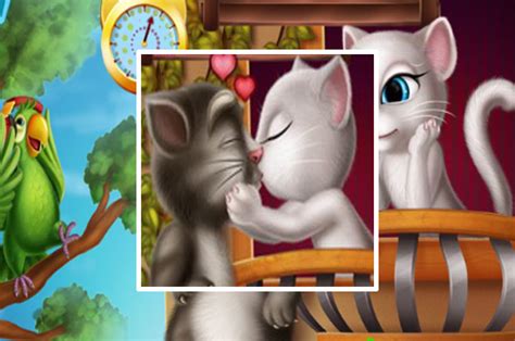 Tom Angela Kissing On Culga Games