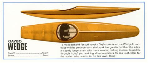 Old Surf Kayak Catalogue Pictures The Uk Rivers Guidebook