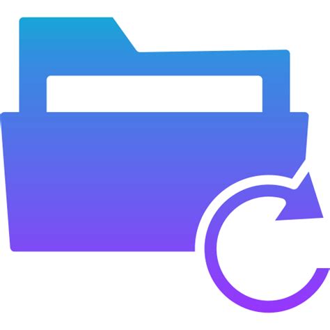Folder Restore Generic Gradient Fill Icon