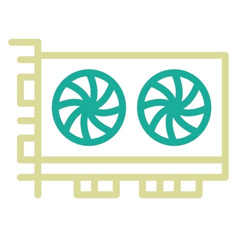 Premium Vector Graphics Card Vector Icon Illustration Of Computer And