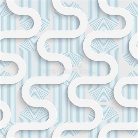 Seamless Tech Pattern Abstract Contemporary Background Stock Vector Illustration Of Geometric