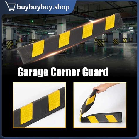 Heavy Duty Rubber Corner Guard Reflectorized Guard For Garage Parking 800x100x10mm Lazada Ph