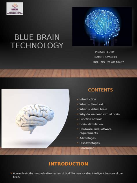 Blue Brain Pdf Inputoutput Central Processing Unit
