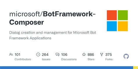 Github Microsoftbotframework Composer Dialog Creation And Management For Microsoft Bot