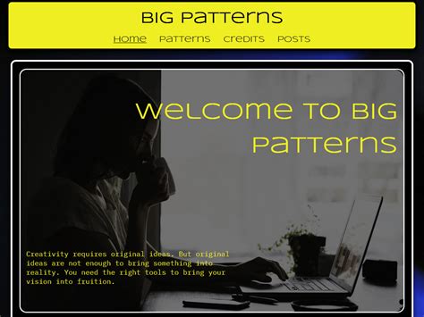 Big Patterns Wordpress Theme