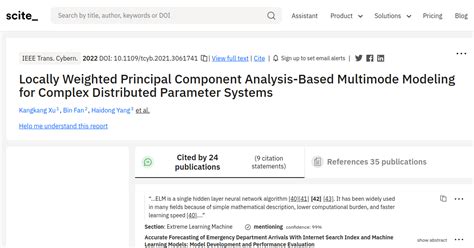 Citation Report Locally Weighted Principal Component Analysis Based Multimode Modeling For