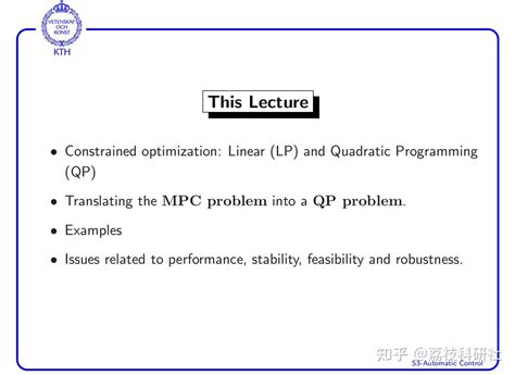 【模型预测控制mpc】使用二次规划来模拟多输入多输出mimo系统的模型预测控制（matlab代码实现） 知乎