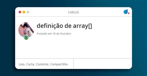 definição de array