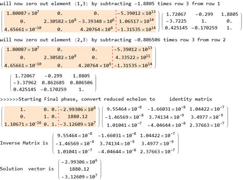 Linear Algebra How Do I Solve A System Of Equations Through Gaussian