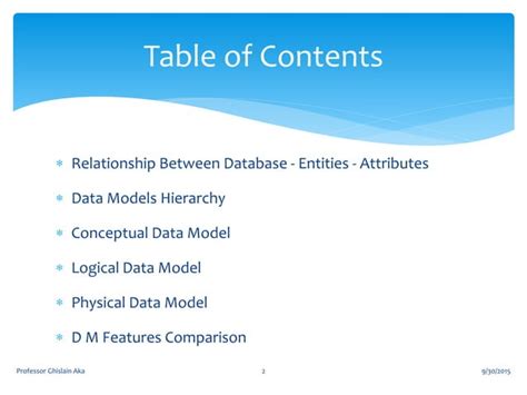 Database Data Models Design Using Visio Ppt