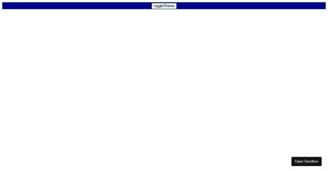 Theme Context Assign Codesandbox