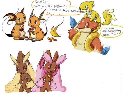 Raichus Buizels Lopunny By Kikulina On Deviantart