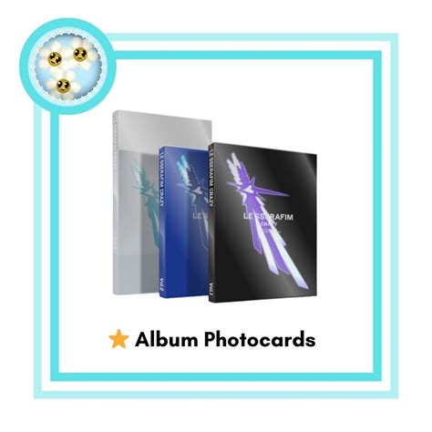 Official Le Sserafim 4th Mini Album Crazy Album Photocards Shopee