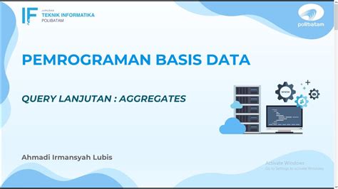 Pertemuan 4 Pemrograman Basis Data Query Lanjutan Aggregates