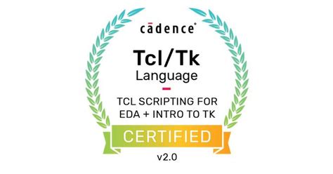 ayush s on linkedin tcl scripting for eda intro to tk v2 0 exam was issued by cadence design…