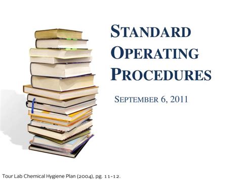 PPT Standard Operating Procedures PowerPoint Presentation Free Download ID